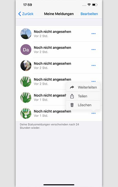 WhatsApp-Status Bilder einfügen, bearbeiten, löschen – So funktioniert’s